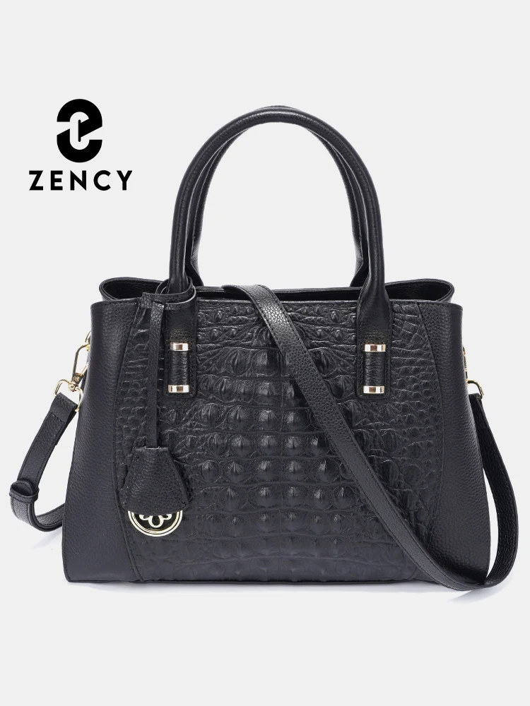 Zency-Stylish-Ladies-Handbags-Alligator-Real-Leather-Top-handle-Bag-For ...