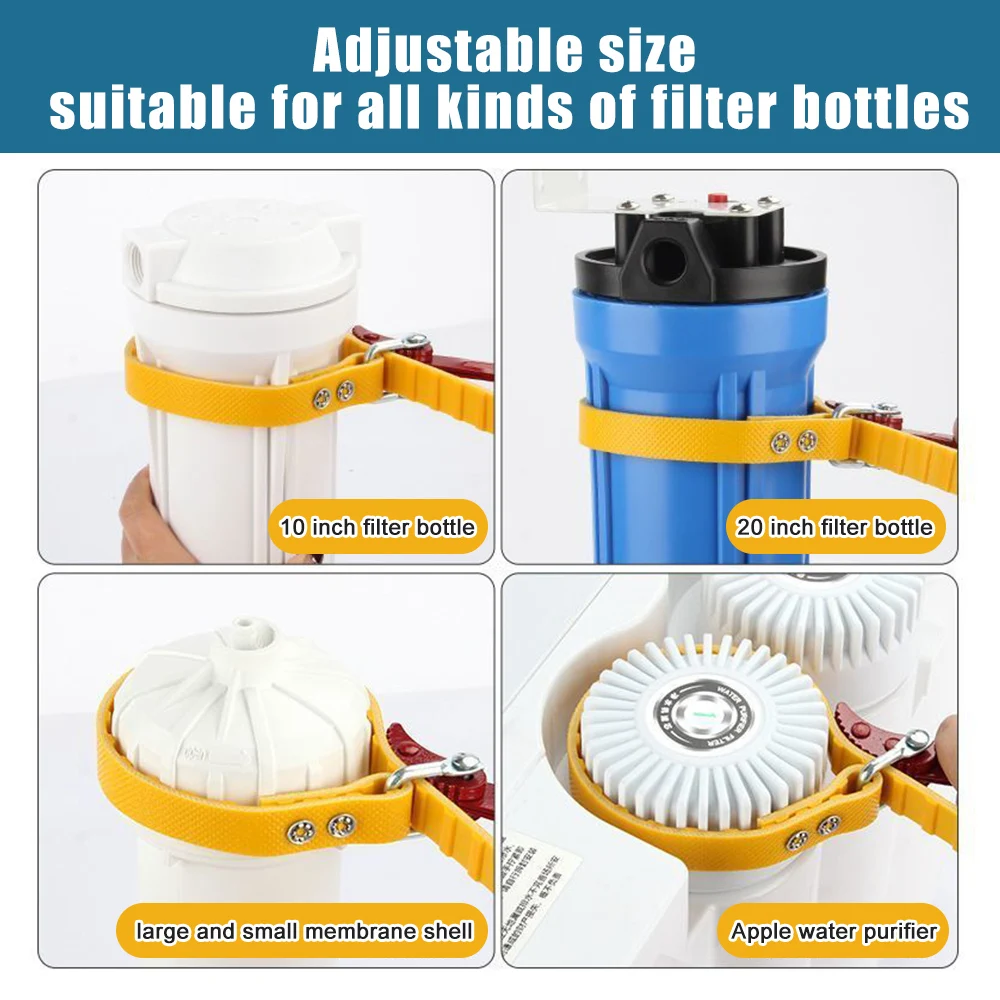 Adjustable Strap Spanner Wrench Belt Oil Filter Puller Removal Tool ...