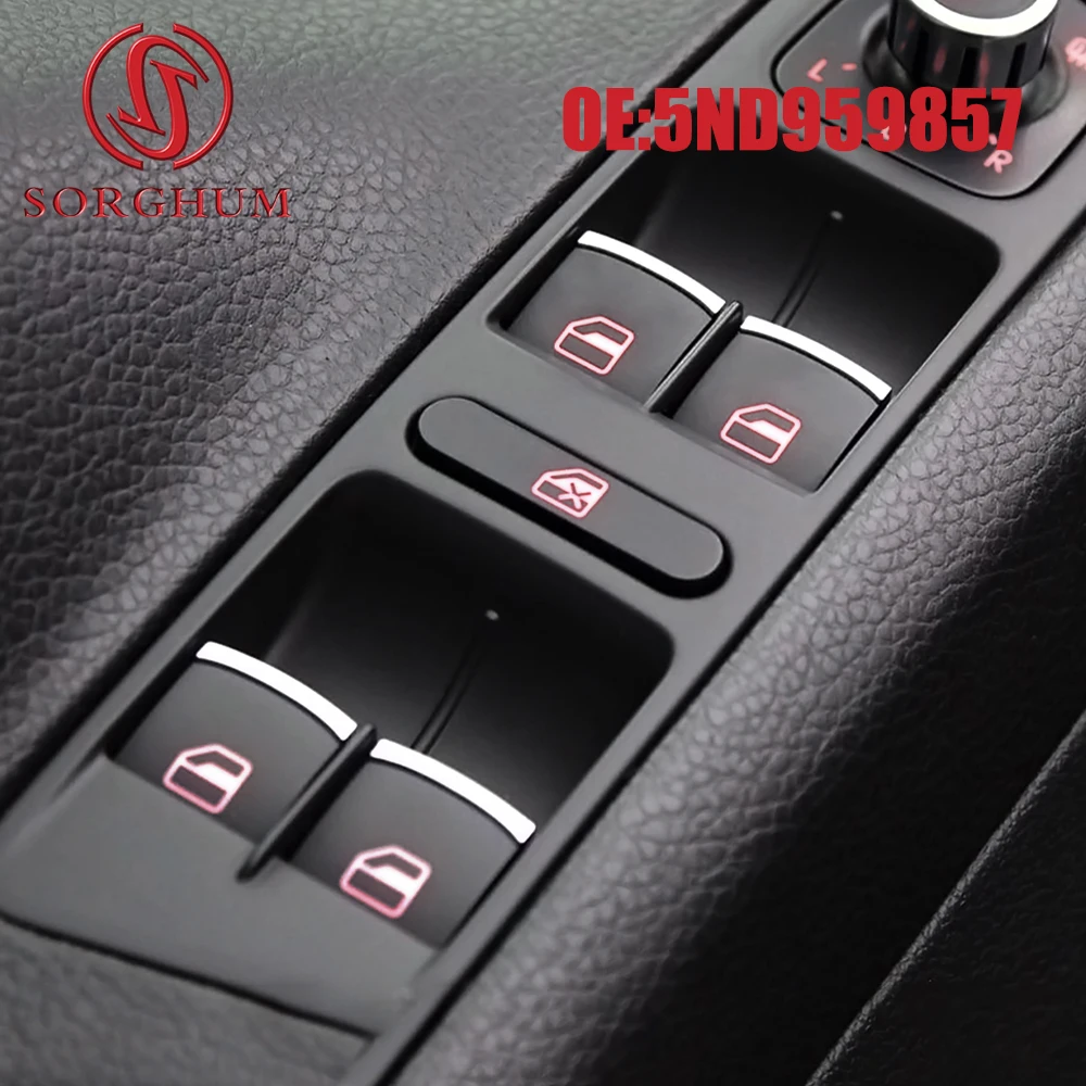 5ND959857-Power-Window-Master-Switch-Control-Button-For-VW-Jetta-Tiguan ...