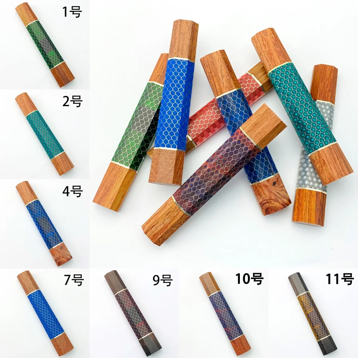 Octagonal-Knife-Handle-DIY-Japanese-Chef-Kitchen-Making-Details-Natural ...