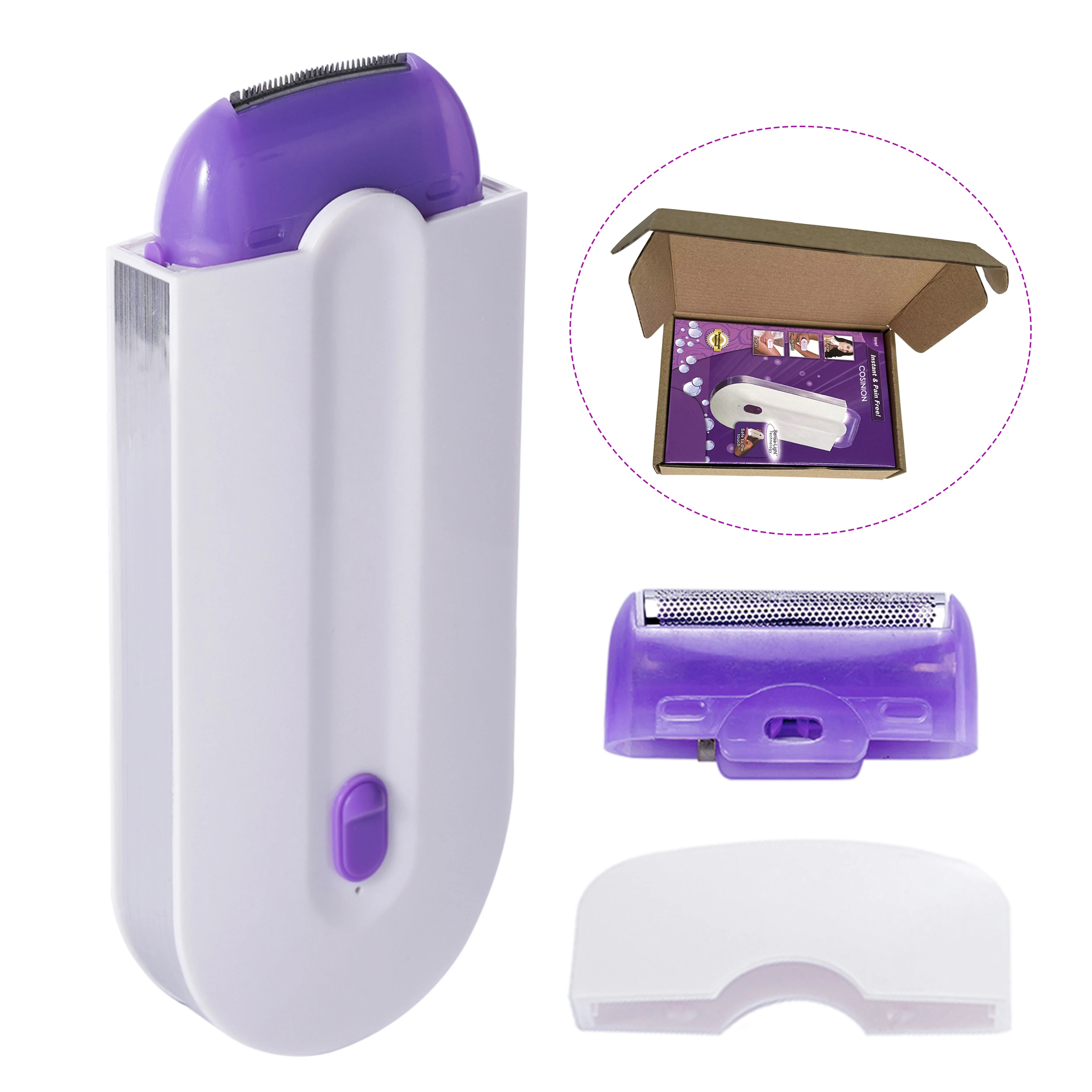 Painless-Skin-Touch-Tactile-Hair-Trimmer-For-Women-Face-Leg-Bikini-Hand ...