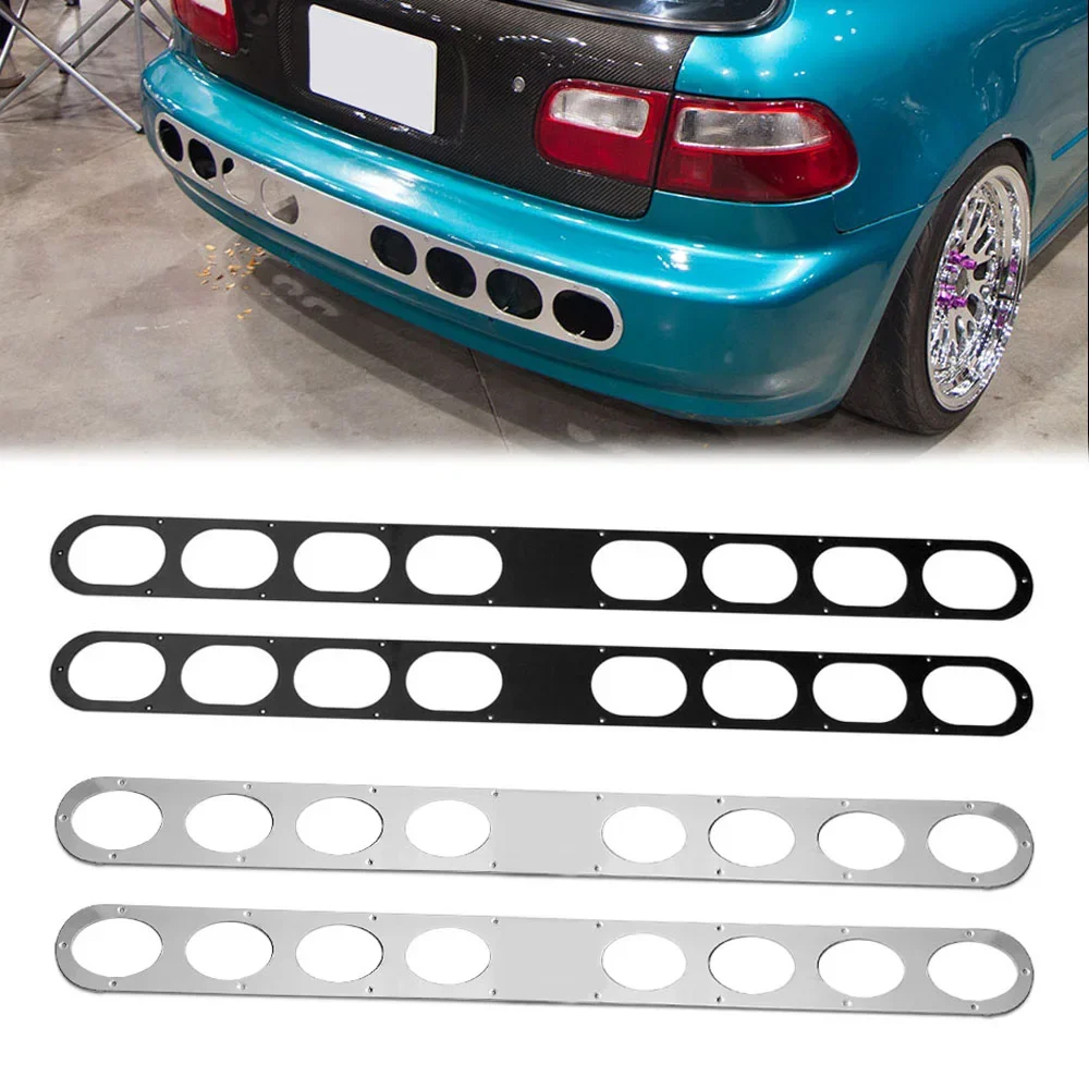 8 Hole Universal Rear Bumper Air Diversion Diffuser Panel 115 x 10 cm ...