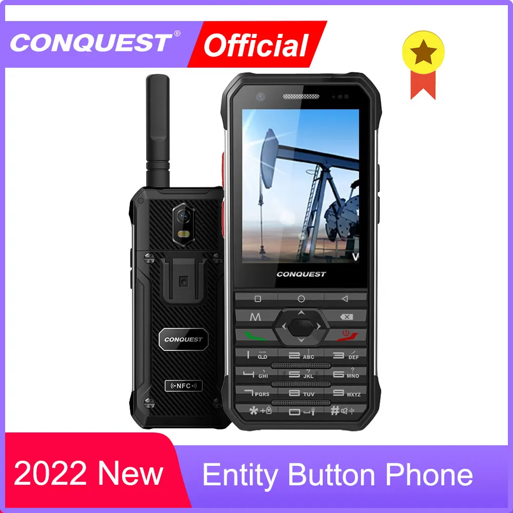 2023-New-CONQUEST-F3-Unlocked-4G-Dual-SIM-Rugged-Mobile-Phone-Keyboard ...