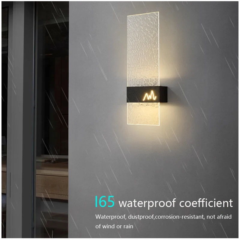 Simple Wall Lamp Outdoor Courtyard Lamp Waterproof Outdoor Gate Villa ...