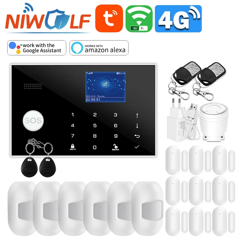 Tuya-WiFi-4G-Home-Security-Alarm-System-433MHz-Wireless-Detector-Sensor ...