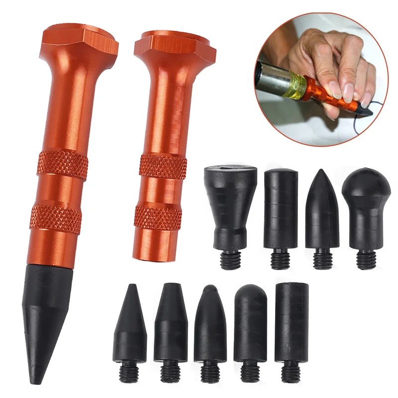 Car-Body-Repair-KnockDown-Pen-with-9-Pen-Heads-Rubber-Paintless-PDR ...