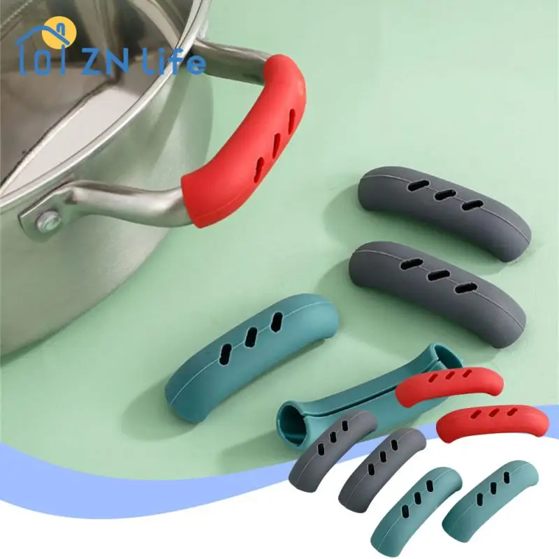 Silicone-Pan-Handle-Cover-Heat-Insulation-Covers-Pot-Ear-Clip-Nonslip ...