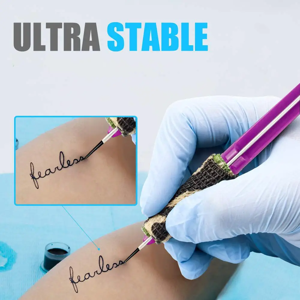 Kit de tatouage 3D Hand Poke and Stick,encre de tatouage DIY,ensemble pour l'art corporel ...