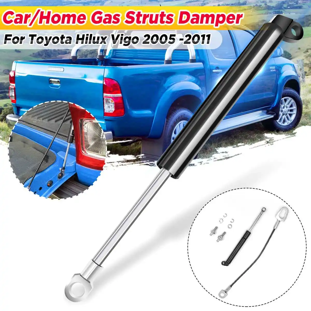 1Pcs Tailgate Slow Down Rear Trunk Tail Gate Strut Damper Gas Spring ...