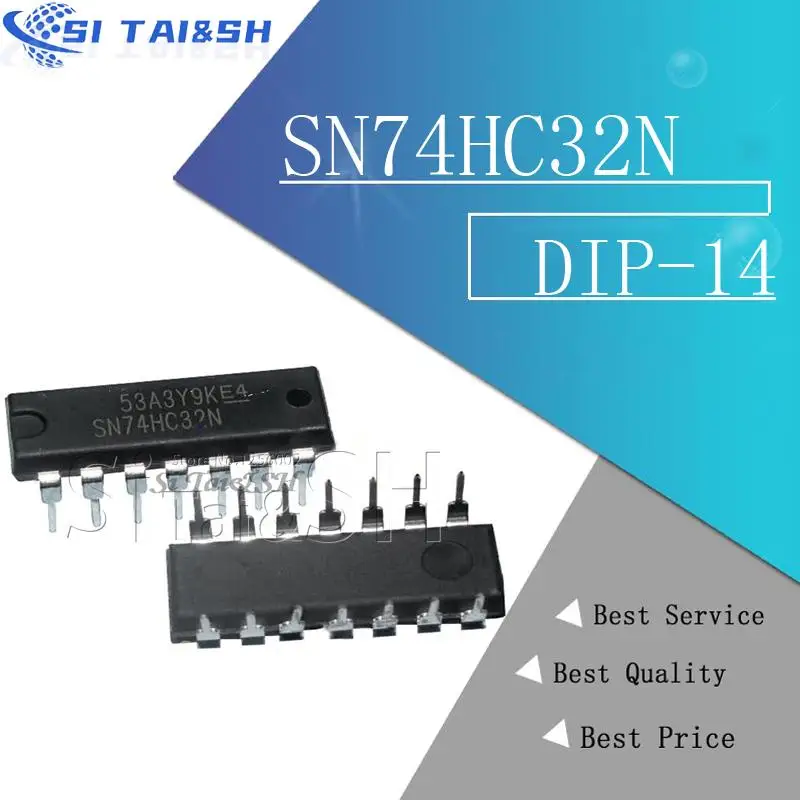 10個SN74HC32N dip 14 SN74HC32 dip 74HC32N 74HC32新とオリジナルic|集積回路| - AliExpress