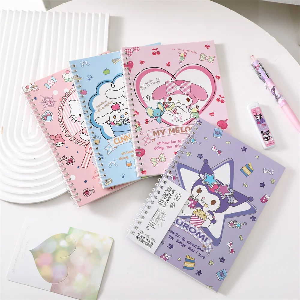 Ol-Kitty-Anime-Notepads-A6-Cadernos-Kawaii-Desenhos-animados-Kuromi ...