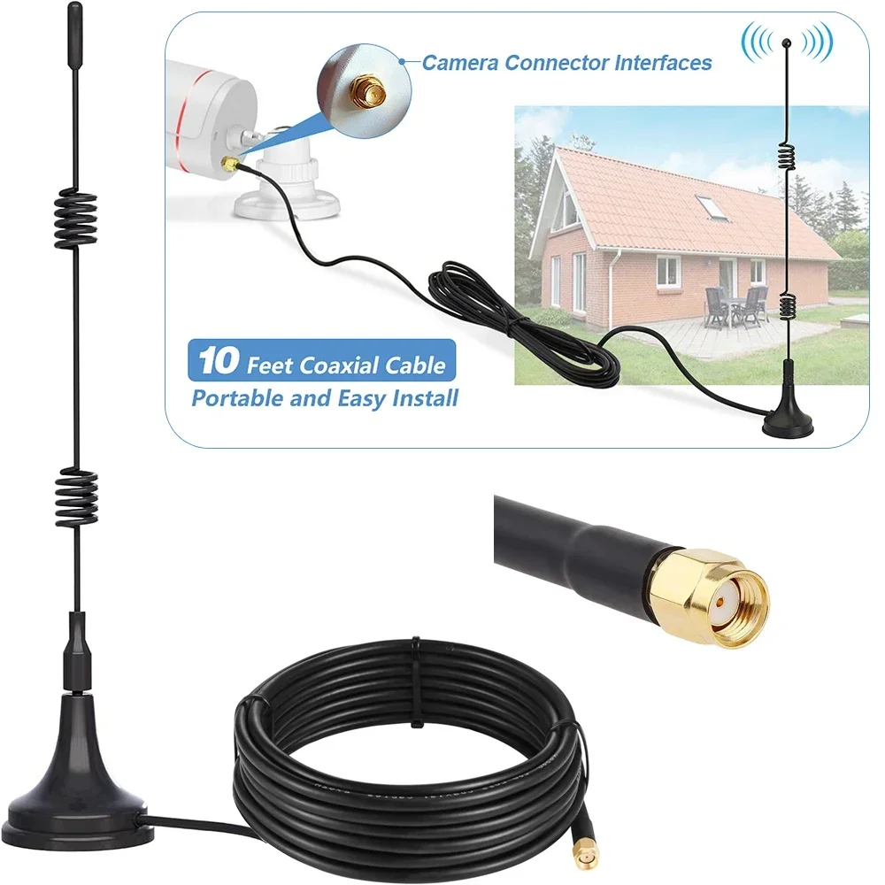 2-4GHz-Wifi-Antenna-Extension-Cable-10dbi-5XRange-WiFi-Booster-Antenna ...