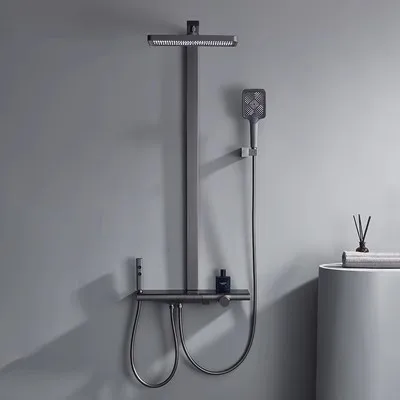 4 Way Mixer Tap Digital Display Shower System Set