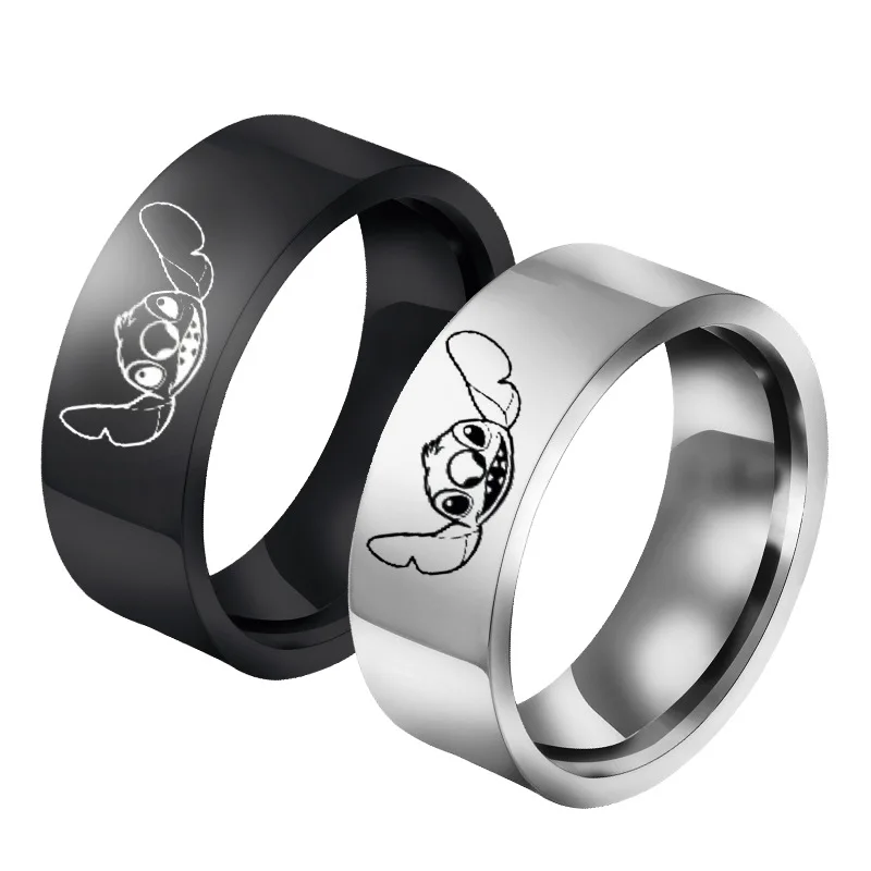 Disney-Stitch-Crew-Ring-para-Mulheres-Anime-Cartoon-An-is-Cosplay ...