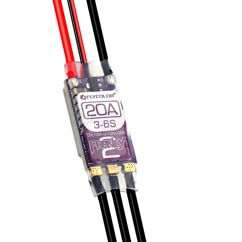 FLYCOLOR Francy Brushless ESC 20A 30A 40A 50A BLHELI 32 BL32 3 6S Speed ...