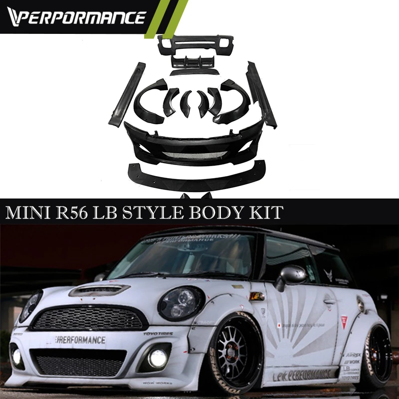 For Mini Cooper R56 Body Kit Update To Lb Style Frp Material 2007~2015 ...