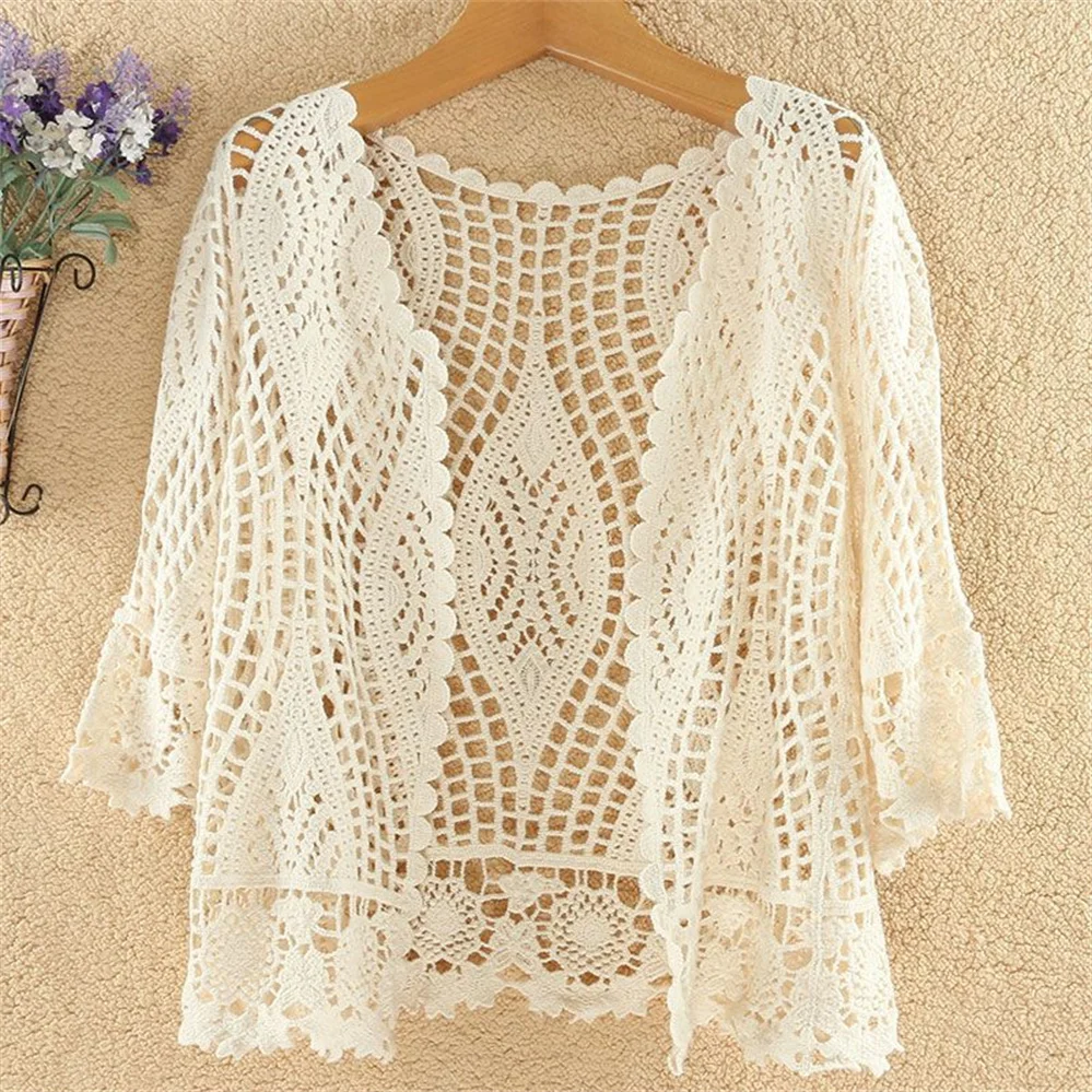 Thin Ladies Coat Knitted Cardigan Jacket Women Spring Summer New 2023 ...