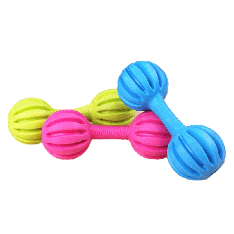 1pc Dog Rubber Dumble Toy with Bell is Fun, Interactive, Amazing ...