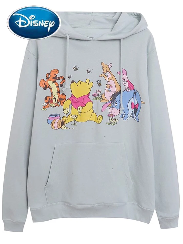 Disney-Sweatshirt-Winnie-the-Pooh-Bear-Eeyore-Pig-Tigger-Cartoon-Print ...