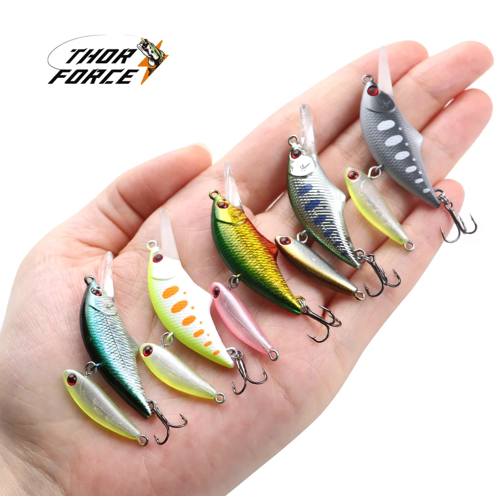 THORFORCE-45MM-5G-Minnow-Fishing-Lures-Jerkbait-Bass-Pike-Carkbait ...