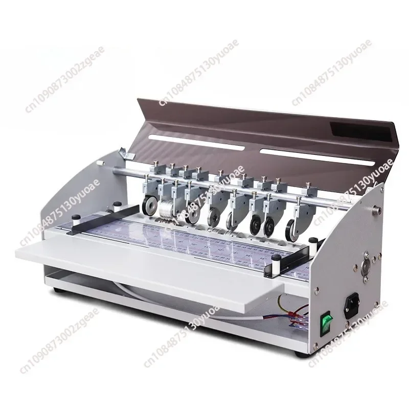 Upgrade H5000 New Electric Creasing Machine Dotted rice line flip book ...