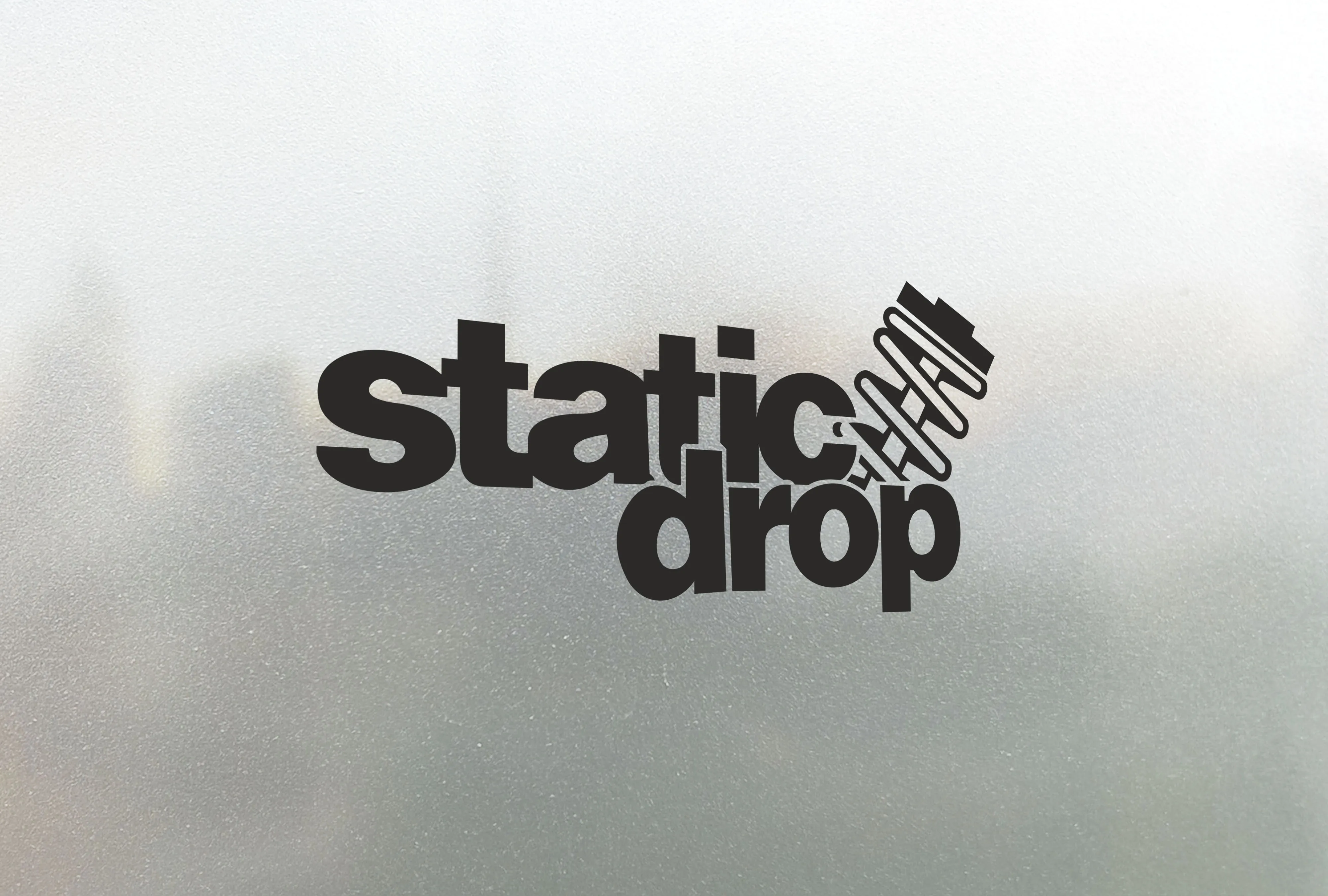 Static Drop Sticker