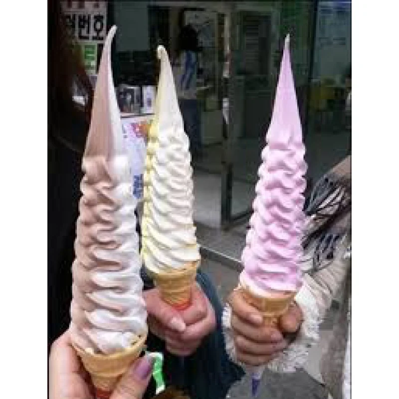 Super-long-tall-ice-cream-cones-super-long-ice-cream-making-machine ...