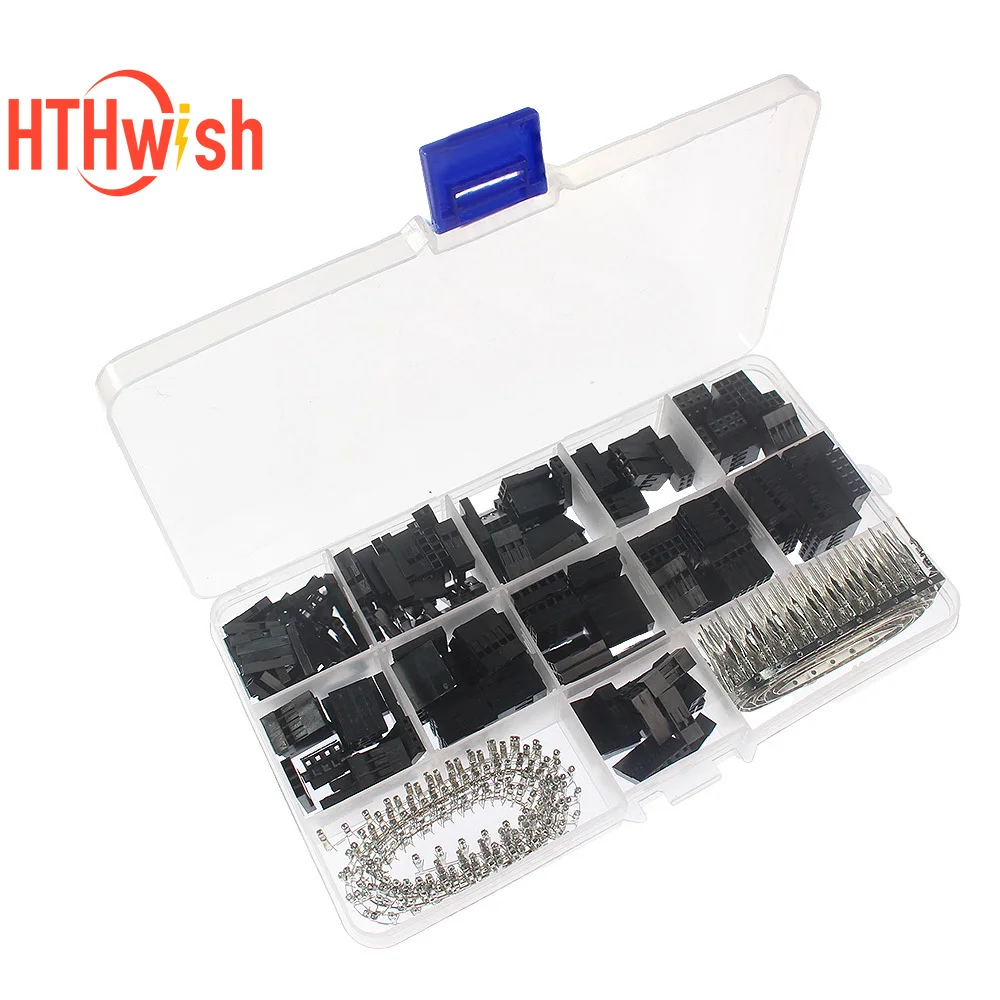 2.54mm Dupont Jumper Header Connector Kit with Male/Female Terminals ...