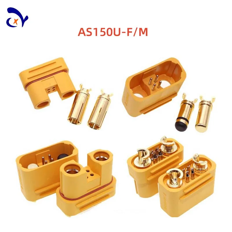 1PCS-AS150U-AS150UPW-2-4-AS150UPB-Connector-Amass-Male-Female-Male-High ...