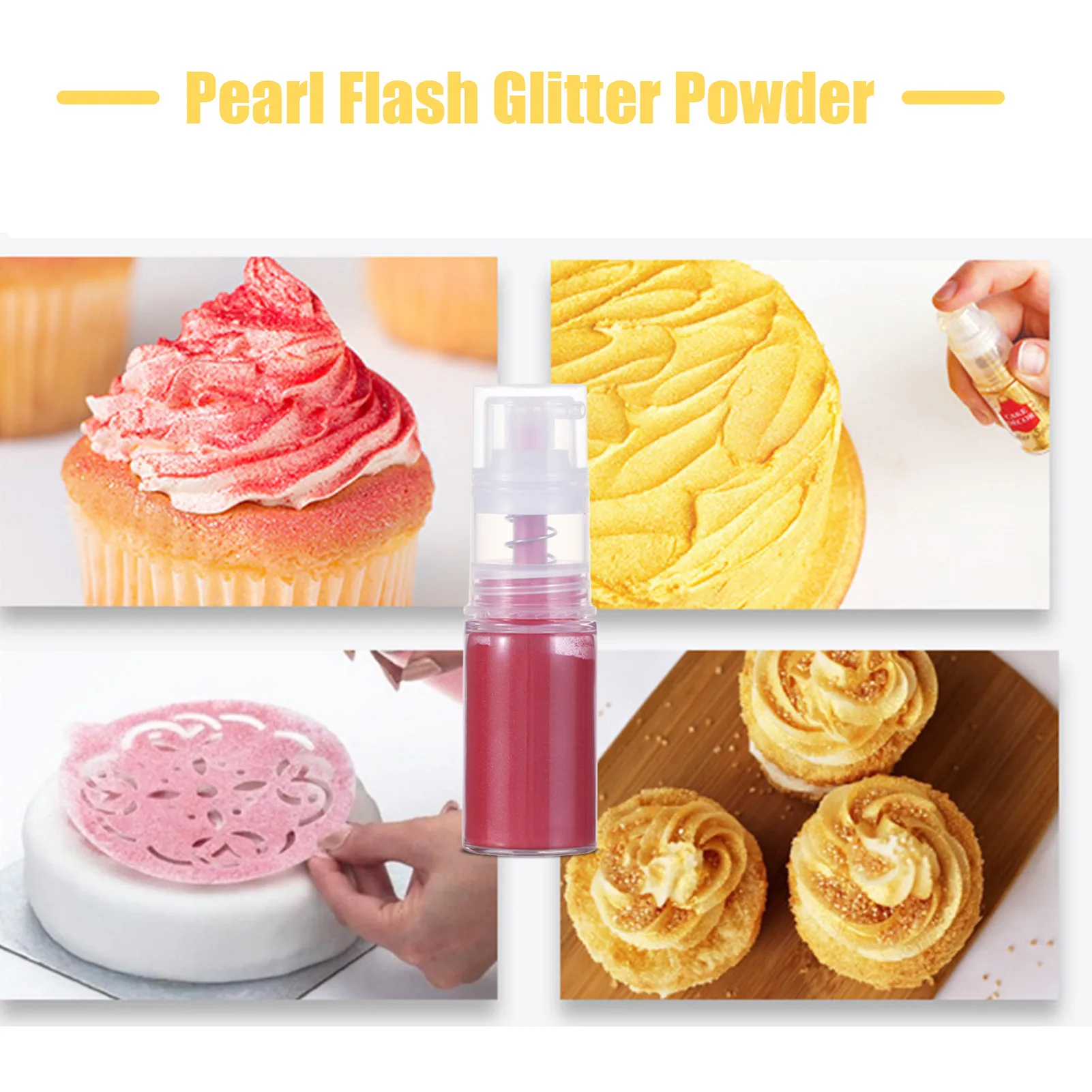 Edible Glitter Dust For Cupcakes
