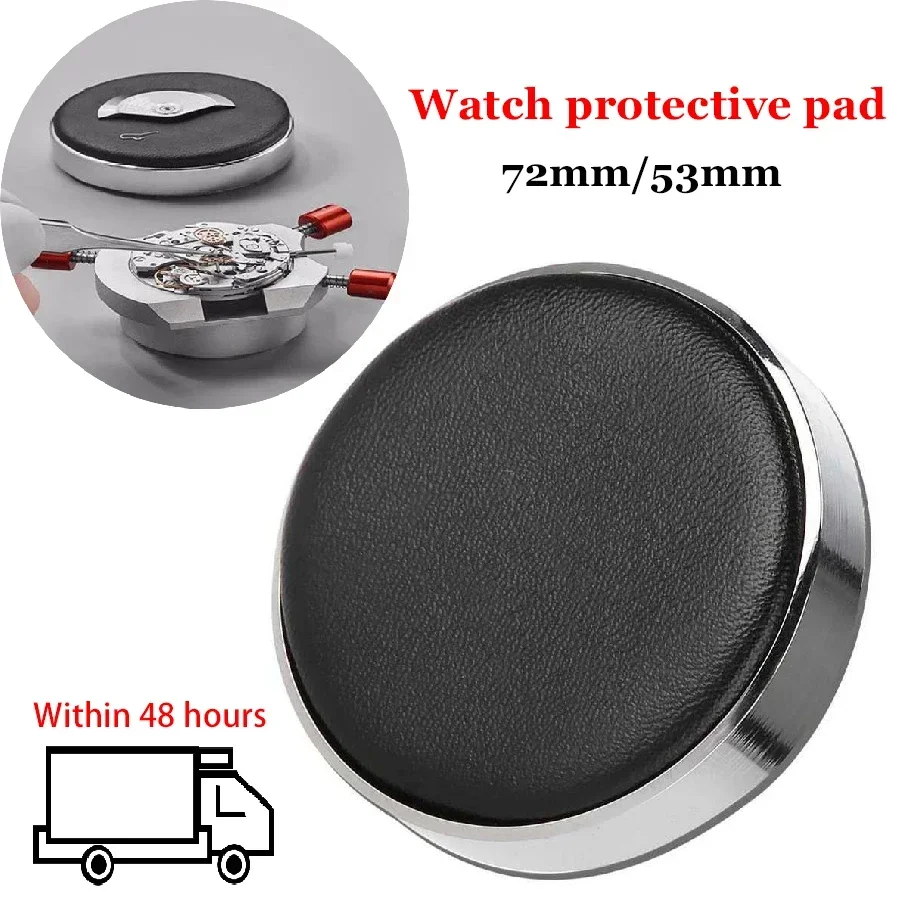 Watch-Jewelry-Movement-Casing-Cushion-Pad-Leather-Protecting-Holder-for ...