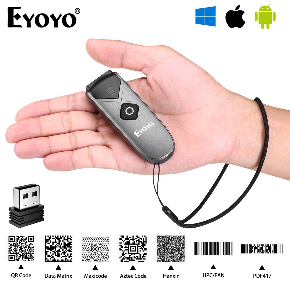 Eyoyo-Mini-port-til-1D-2D-Bluetooth-esc-ner-de-c-digo-de-barras-lector ...