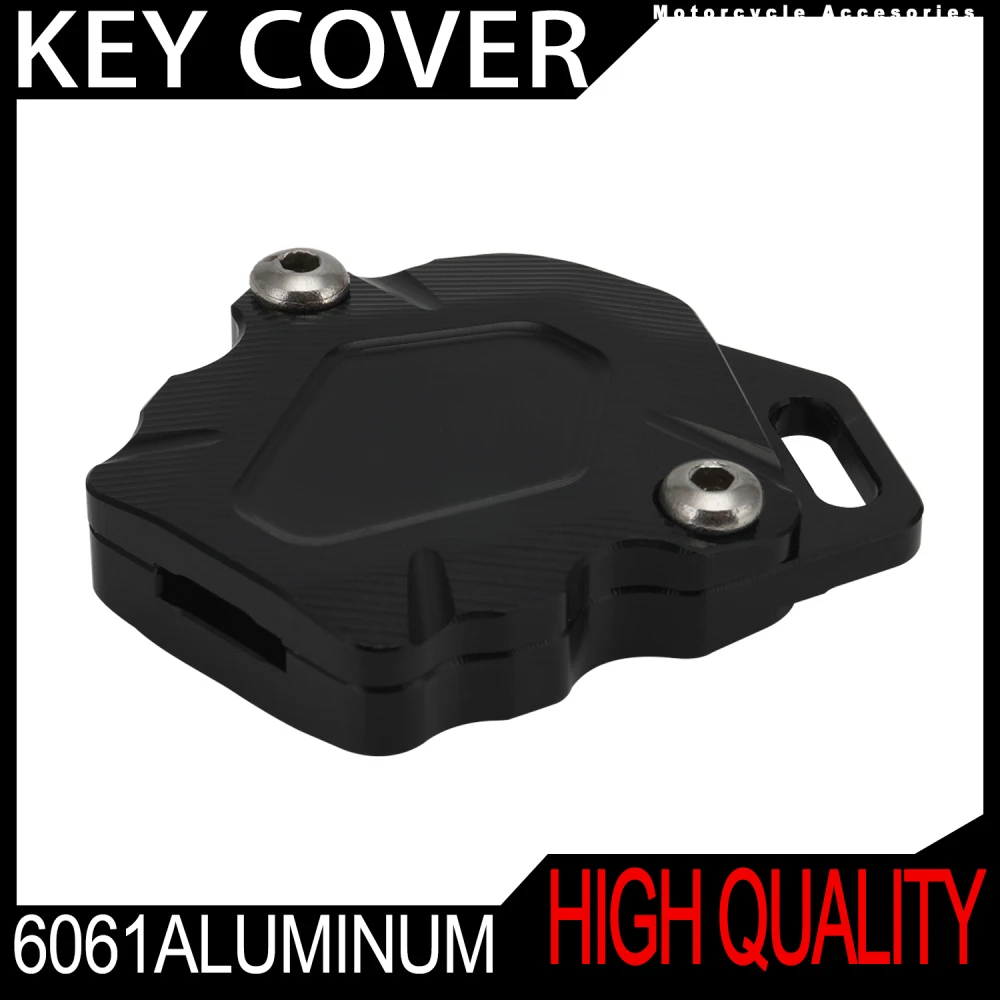 Motorcycle-Motocross-Aluminum-Black-Key-Cover-Case-Head-Shell-Holder ...