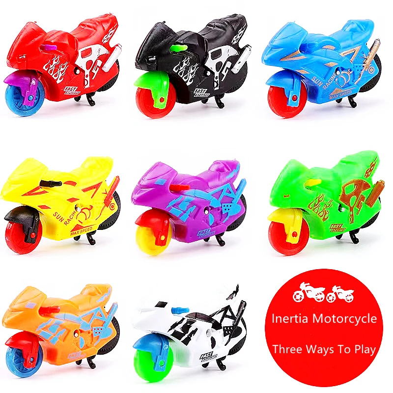 Mini-motocicleta-de-pl-stico-de-colores-para-ni-os-juguete-de-6-piezas ...