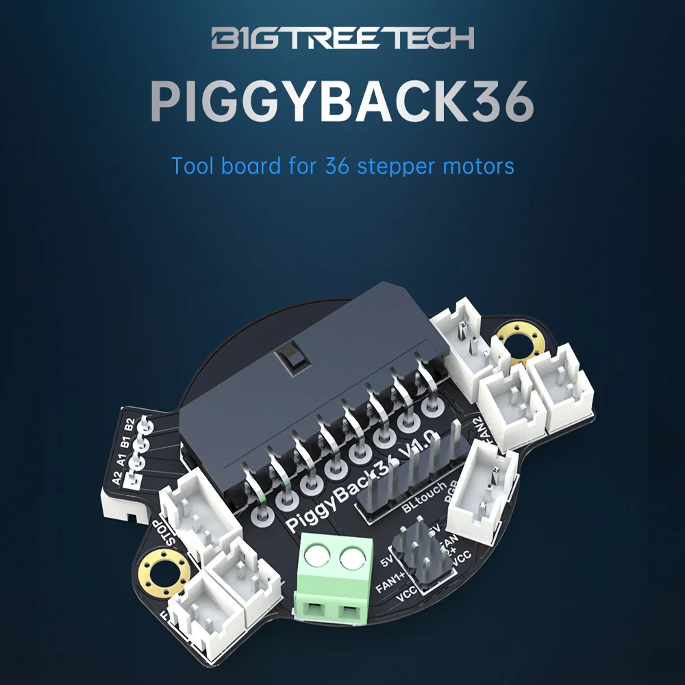 BIGTREETECH PiggyBack36 V1.0 aracı kurulu için 36 42 step motorlar 3D ...