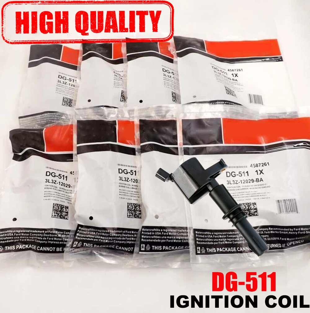 8PCS-Ignition-Coils-F150-Expedition-DG511-DG-511-5C1584-FD508-UF537 ...