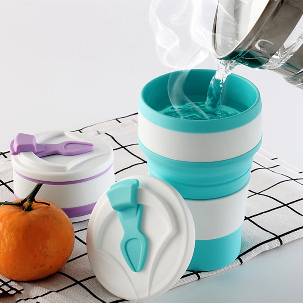 Folding-Silicone-Cup-Reusable-Anti-drop-Mug-Portable-Outdoor-Coffee-Mug ...
