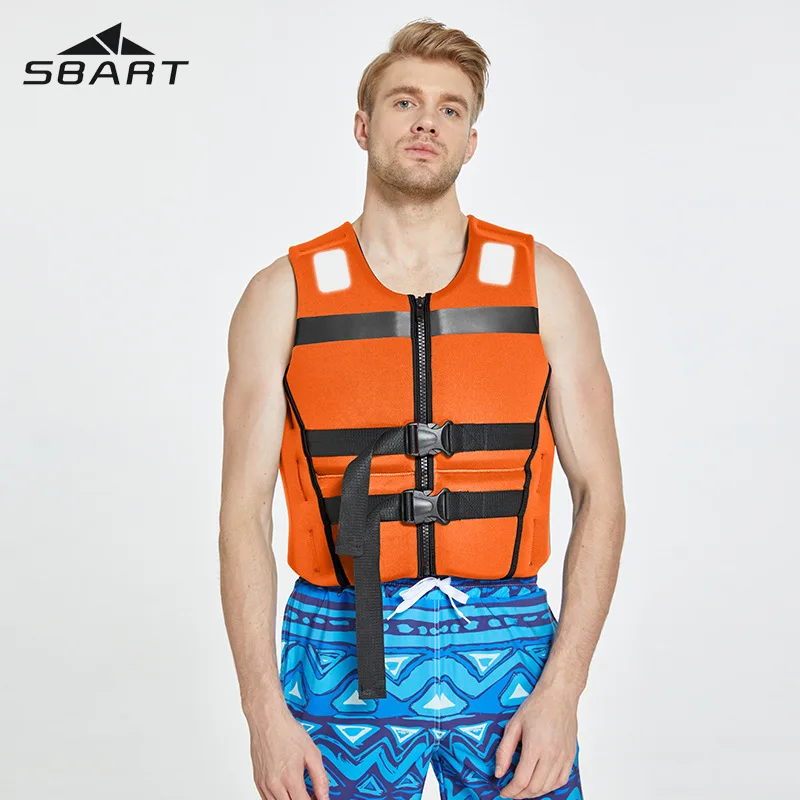 Adults-Life-Jacket-Neoprene-Safety-Life-Vest-for-Water-Ski-Wakeboard ...