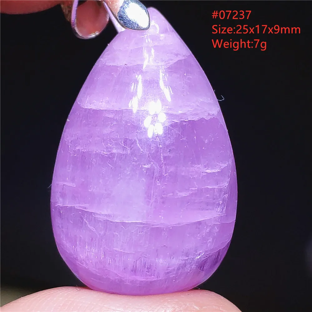 Colar-de-Pingente-Kunzite-Roxo-Natural-para-Mulher-Olho-de-Gato-Gota-D ...