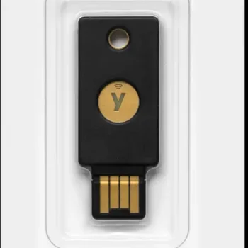 Yubico Yubikey Security Key NFC,Two Factor Authentication USB and NFC ...