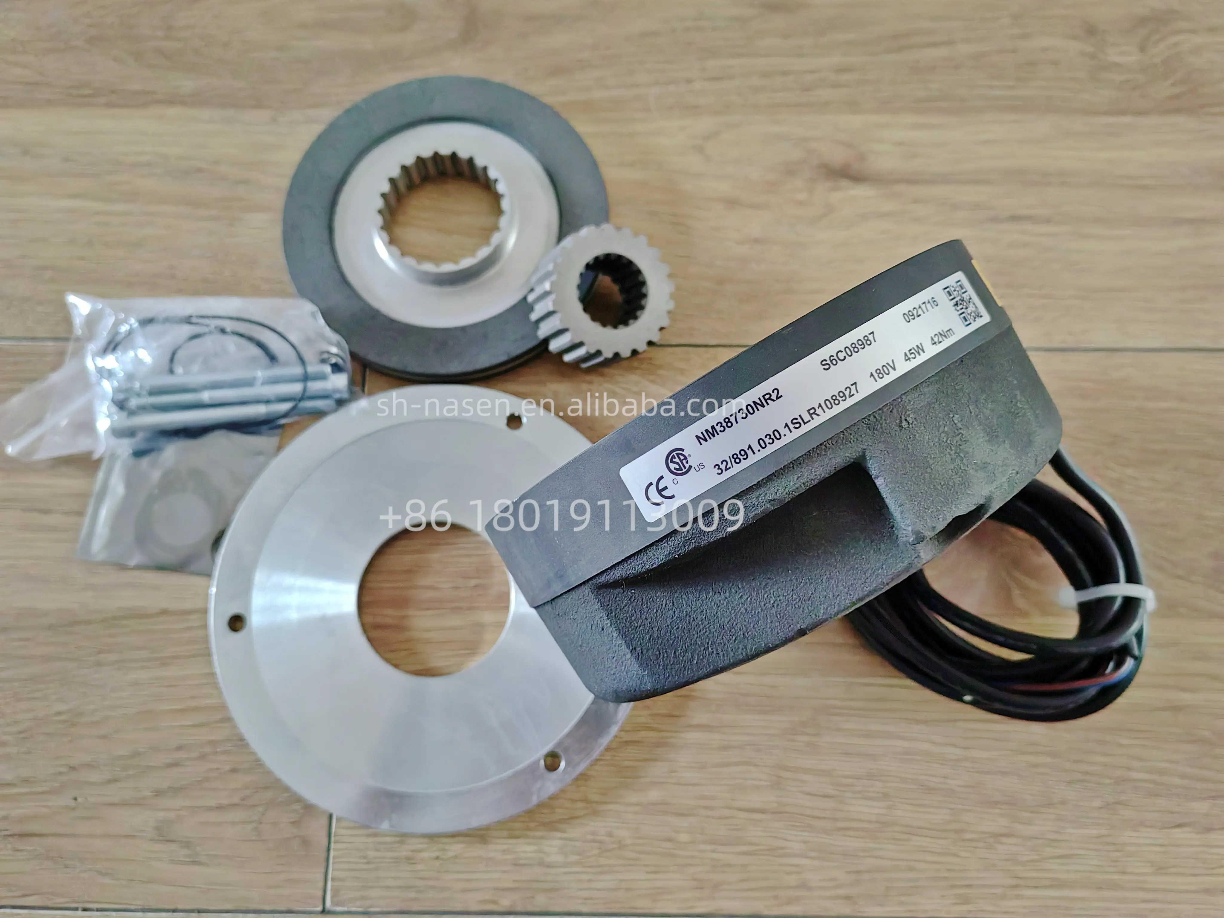 CRANE-brake-set-NM38730NR2-891-030-1SLR108927-180V-45W-42Nm-brake-coil ...