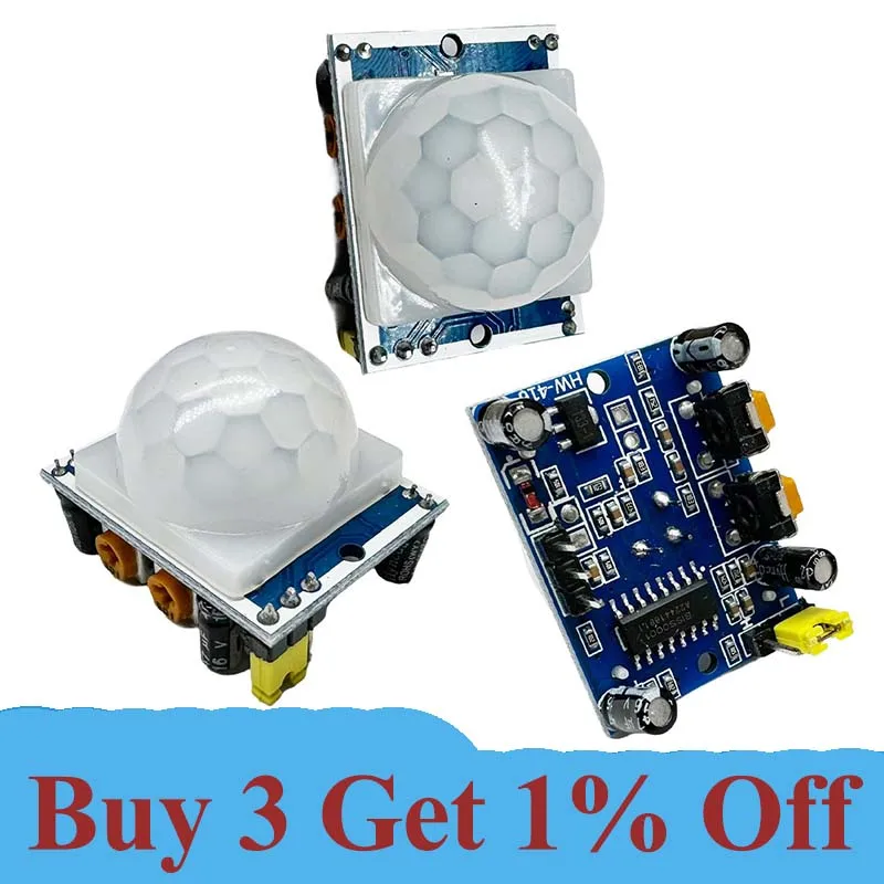 HC-SR501 HC-SR505 MH-SR602 AS312 Adjust IR Pyroelectric Infrared Mini ...