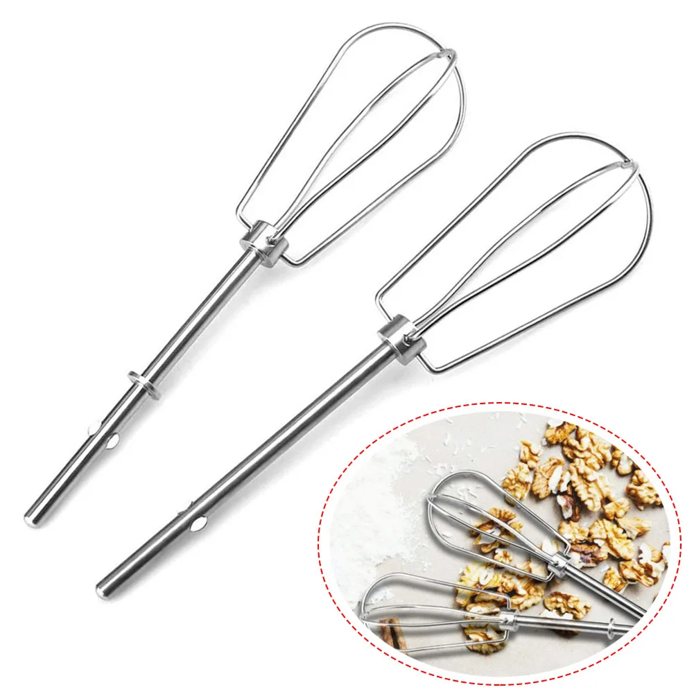 2pcs-Stainless-Steel-Mixing-Rods-Head-Eggs-Cream-Flour-Cake-Stirrer ...