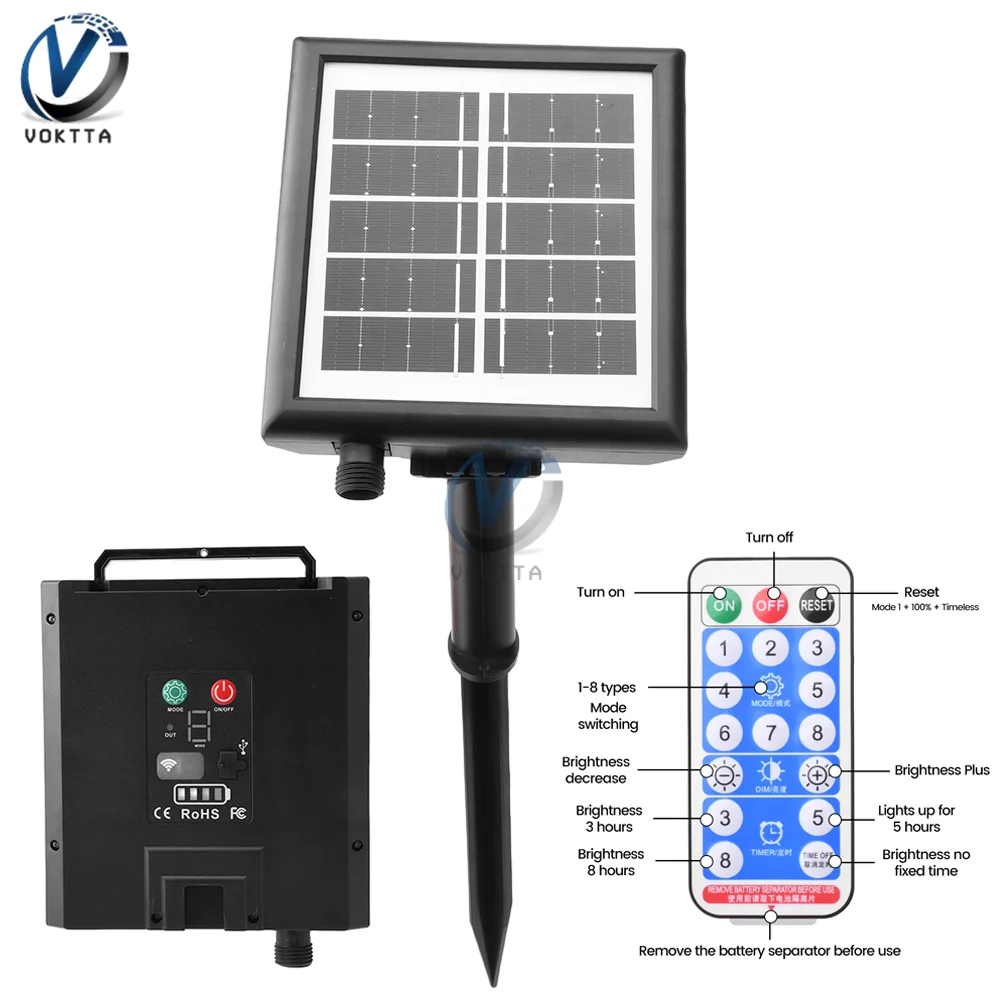 2400MAH-Solar-Panel-Controller-LED-Light-String-Control-Box-TYPE-C ...