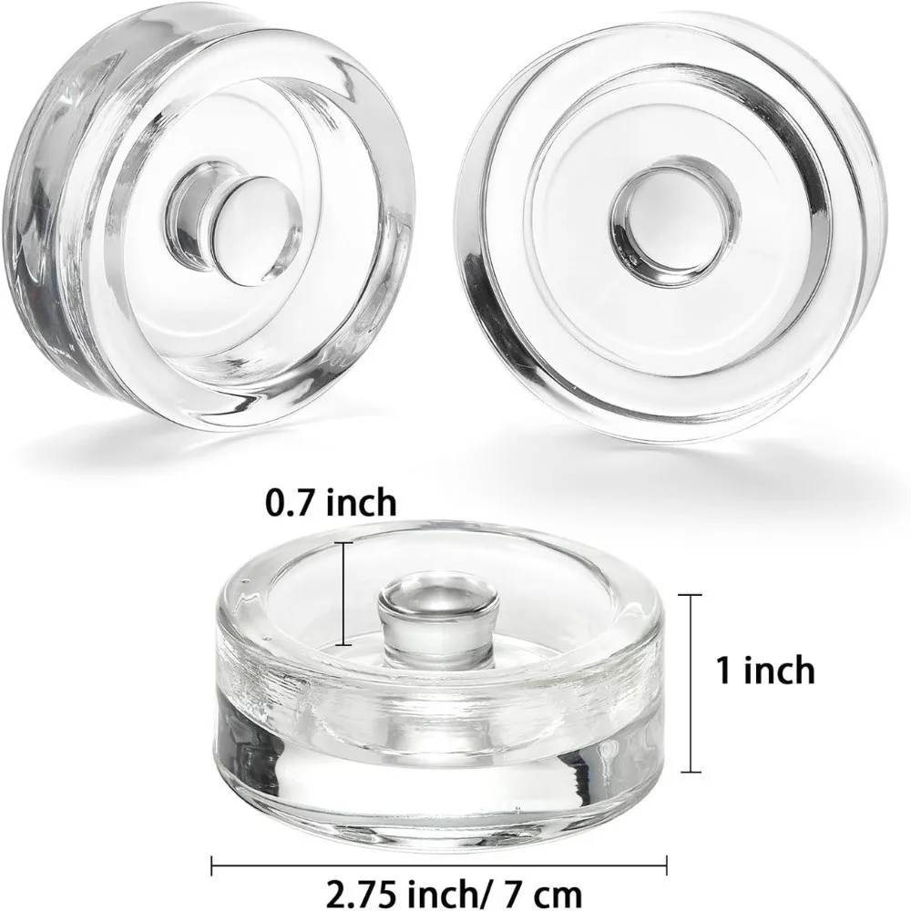 Fermented Glass Weights Clear Sealed Heavy Fermenting Weights Kitchen ...