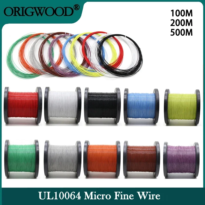 100-200-500M-UL10064-PTFE-Wire-40-36-34-32-30-28-26AWG-PEP-Plastic ...