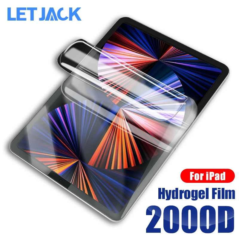2000D Hydrogel Film for iPad Pro 11 10.5 10.2 9.7 Air 5 4 3 2 Screen ...