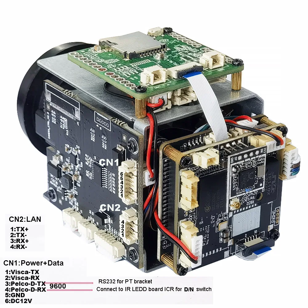 Camhi 4k 8mp 30x Optical Zoom Wifi Wireless Ip Camera Auto Iris P2p ...