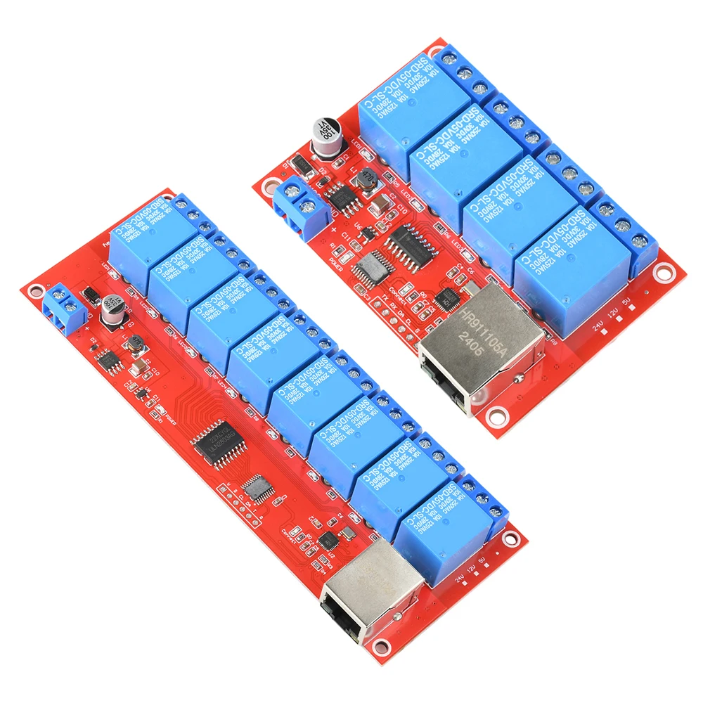 4/8 Way Smart Relay Module Ethernet Relay Programmable Smart Switch ...