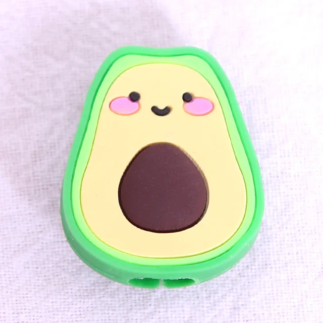 Dinosaur Avocado Fruit Charger Cable Winder Cartoon Data Line Cord ...